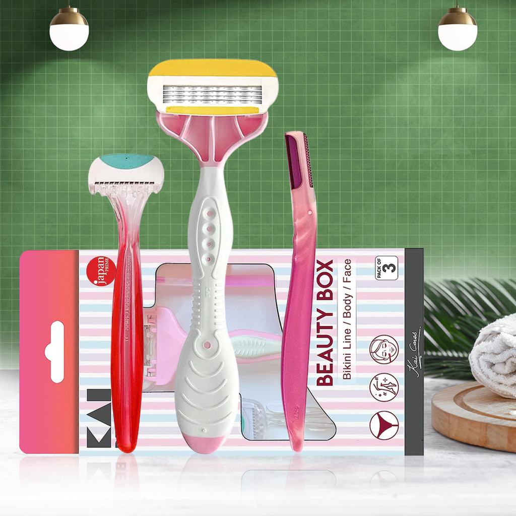Kai Women Razor Kit - Buy Face, Bikini, Body Razor | Beauty Box – KAI ...