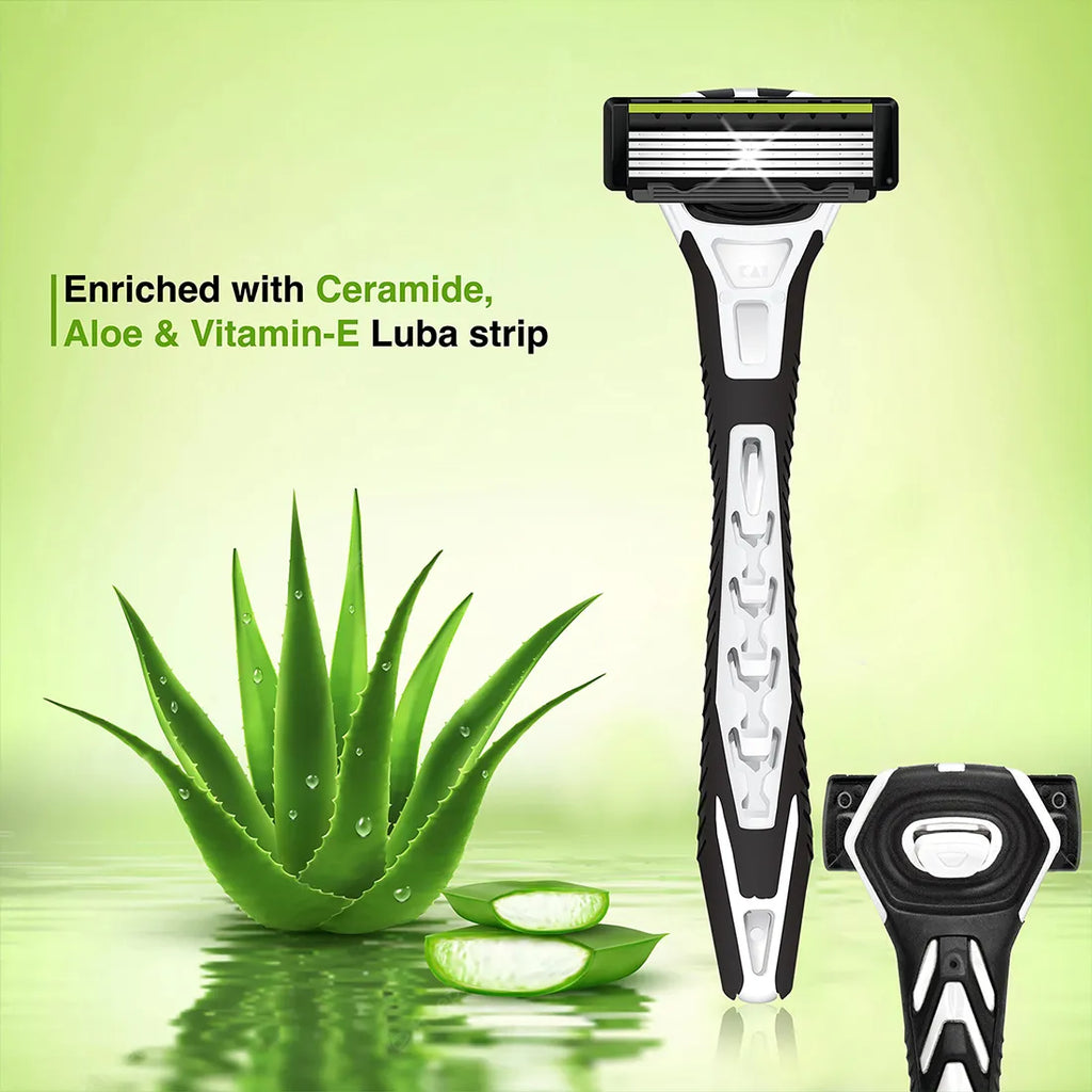 Kai Besty 5 Blade Shaving Razor For Men With 2 Cartridge – KAI INDIA ONLINE