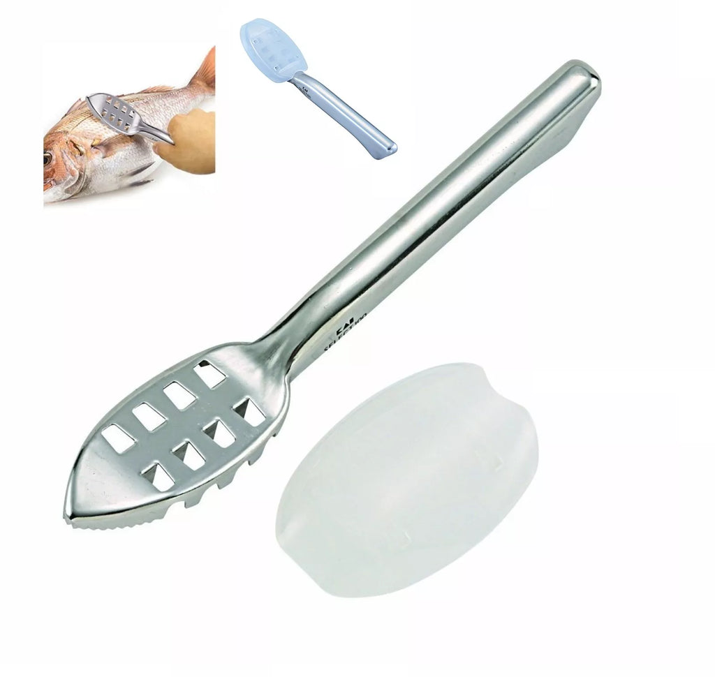 KAI Select 100 Fish Scaler Remover with plastic collecting container ...