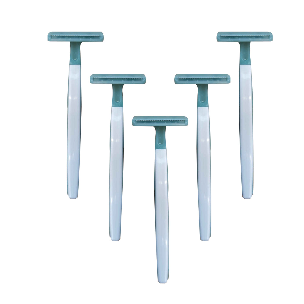 Kai Can Body Razor For Women 5 Pcs (Sea Green) – KAI INDIA ONLINE